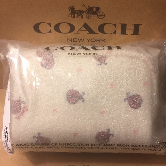 Coach | Bags | Coach Mini Boxy Cosmetic Case Wladybug Print Nwt | Poshmark